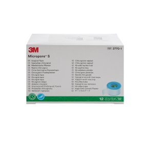 3M™ Micropore™ S Silicone Medical Tape, 1 Inch x 5-1/2 Yard, Blue ...
