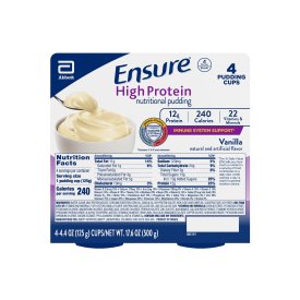 Ensure® High Protein Nutritional Pudding, Vanilla | Accurate Med Supply